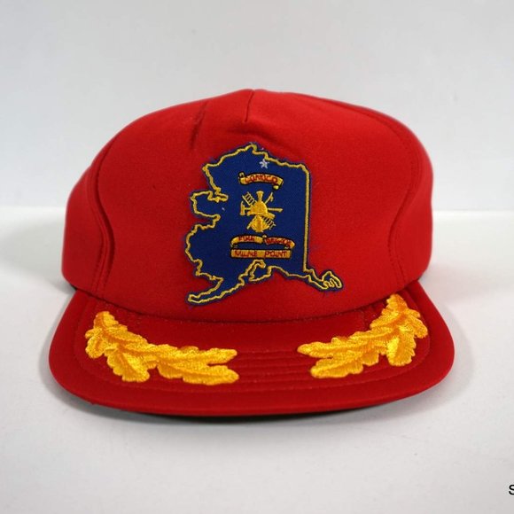 Vintage | Accessories | Vintage Conoco Alaska Anchorage Patch Snapback ...